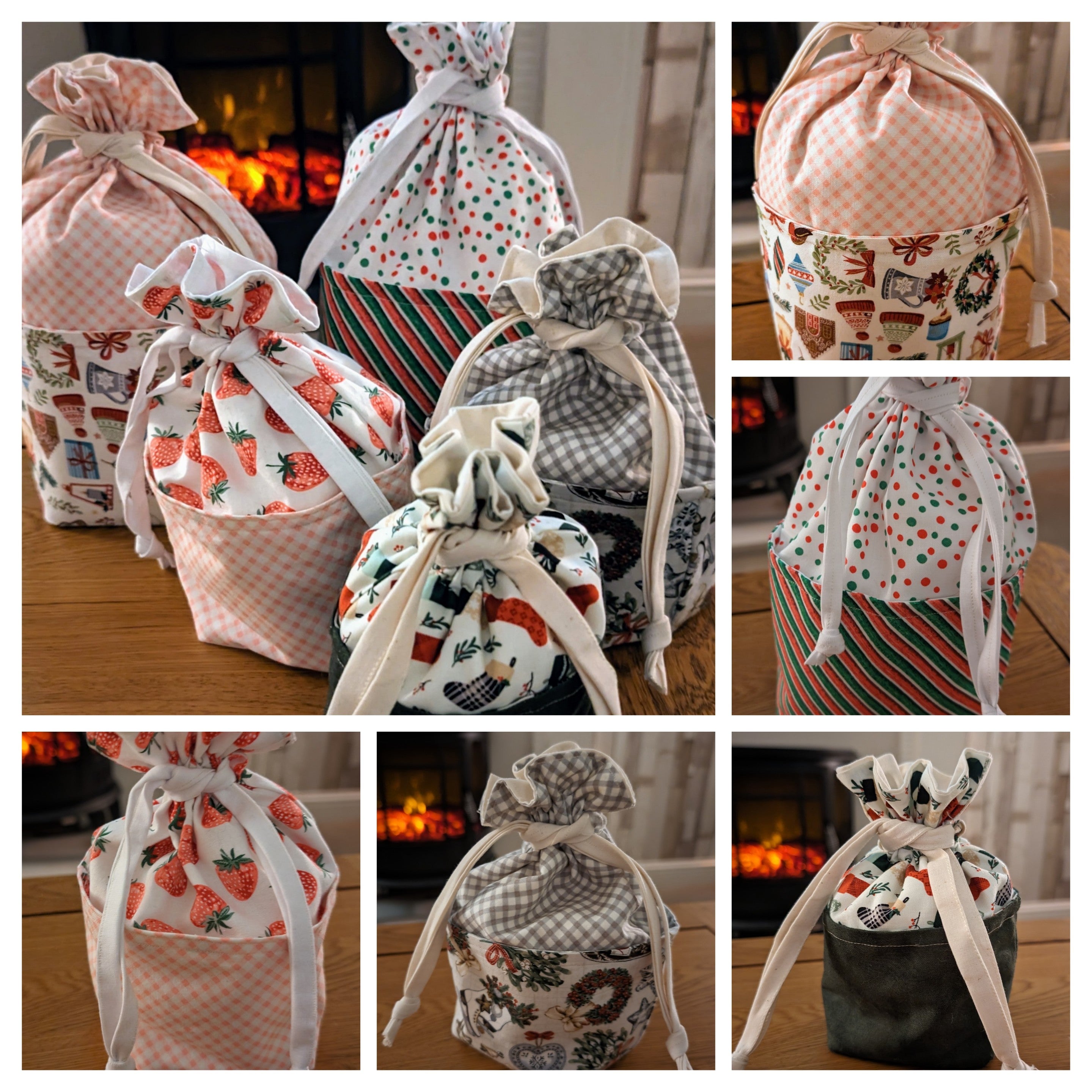 🧵 Sweetheart Drawstring Gift Bag Workshop 🧵 – Harmony Quilt Company Ltd